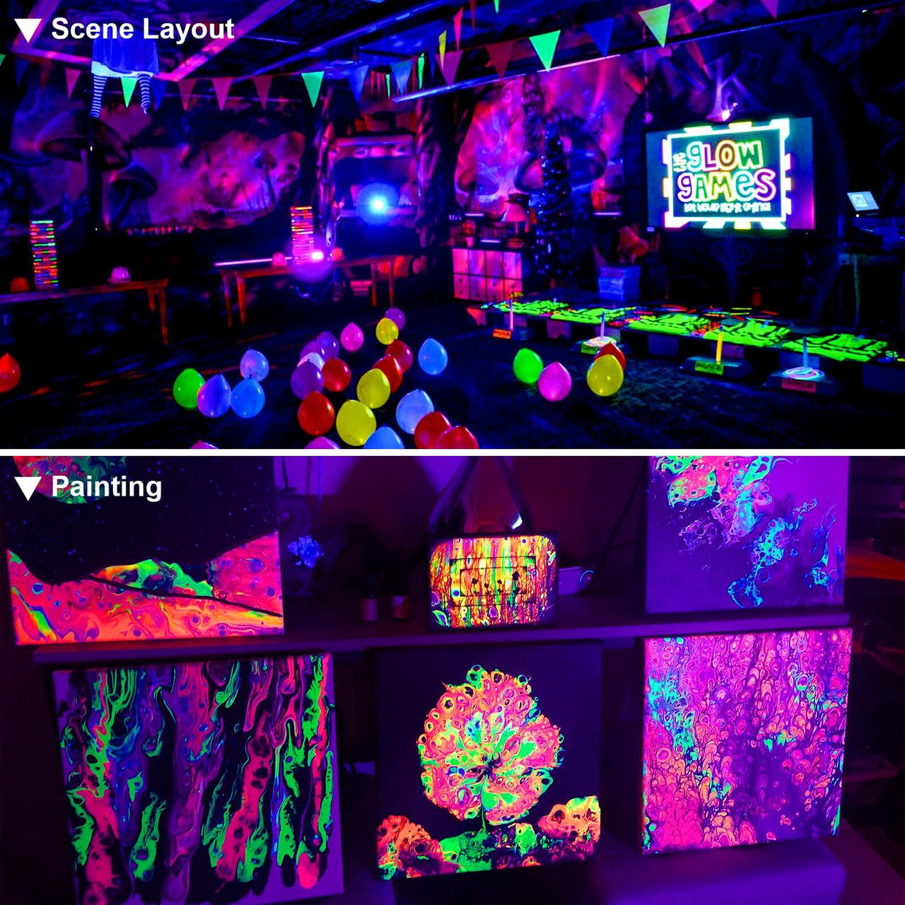 100W LED UV Black Lights IP66 Waterproof Purple Flood Lights for ...