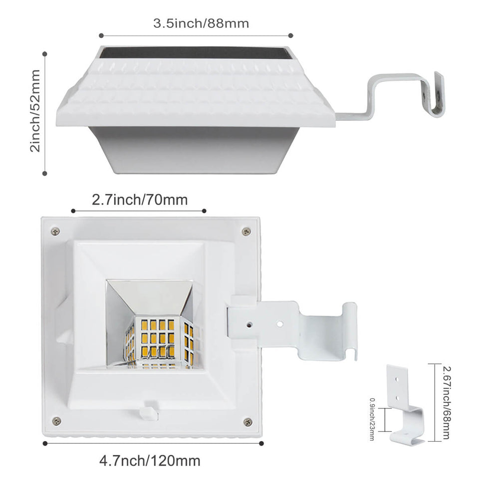 Solar Gutter Lights | Motion Sensor Security Light