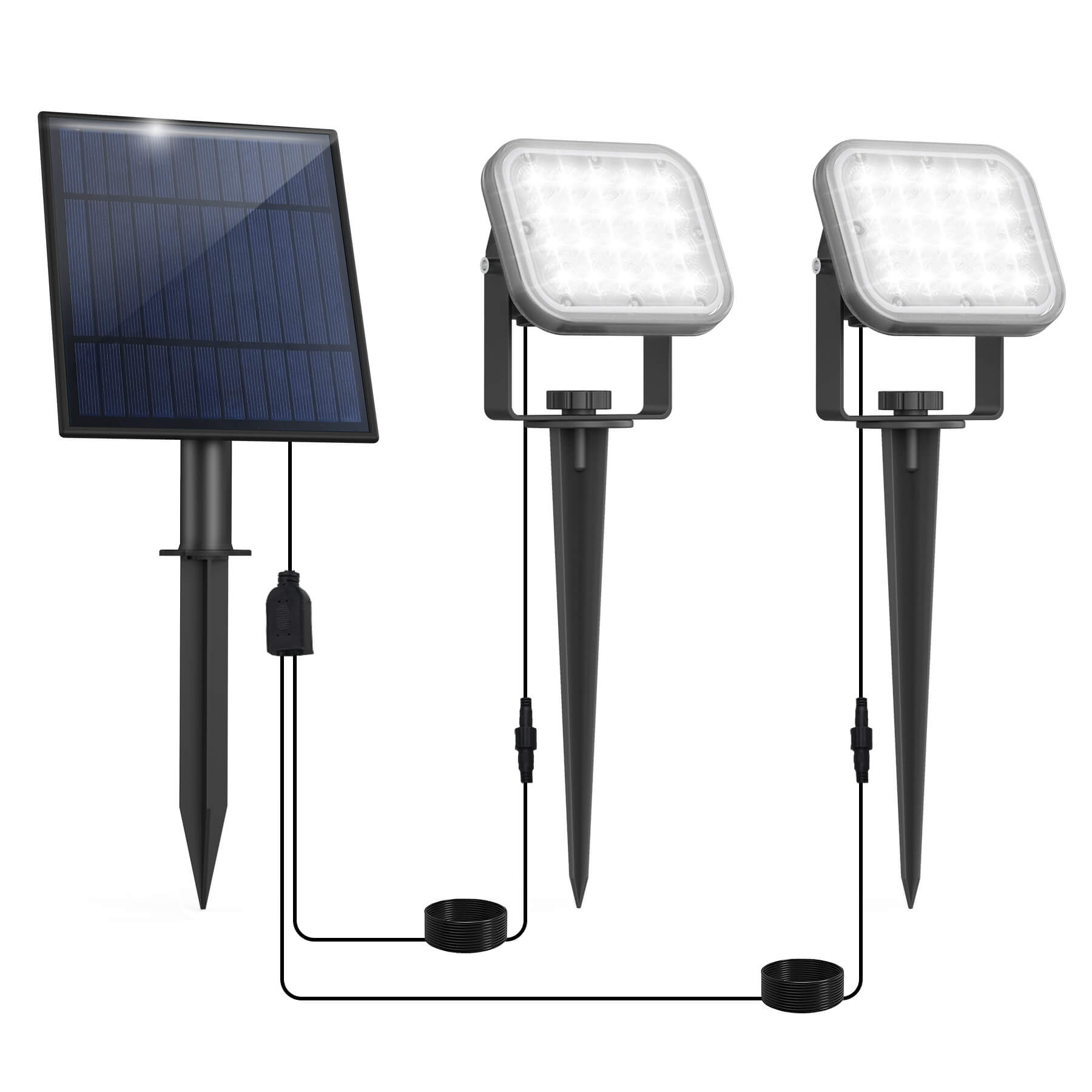 20 LEDs Solar Landscape Spotlights | Solar Tree Uplights