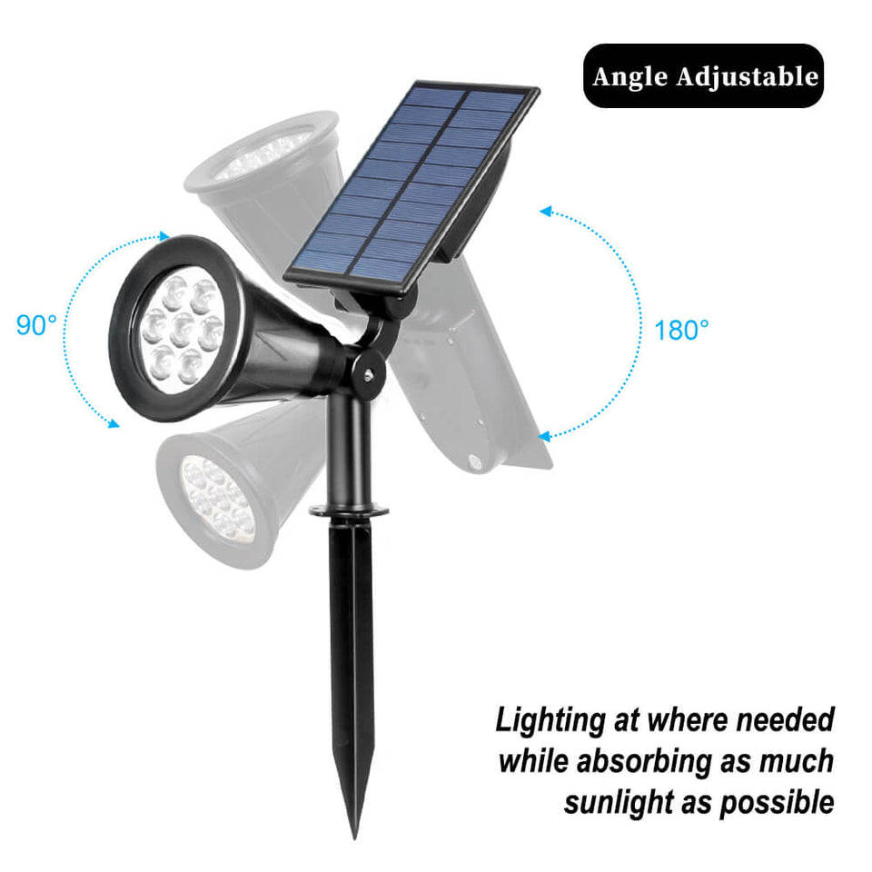 Solar Powered Spotlight | Outdoor Landscape Lighting | TSUN