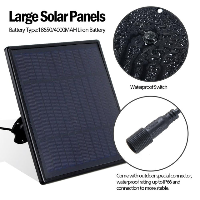 COB LED Solar Flood Light Outdoor Wall Light Garden Decoration