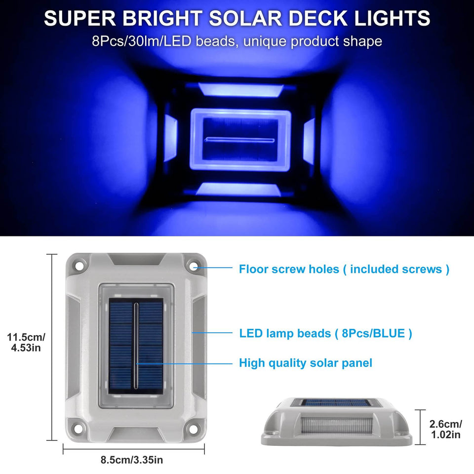 Solar Deck Lights TSUN | Road Markers Lights for Driveway