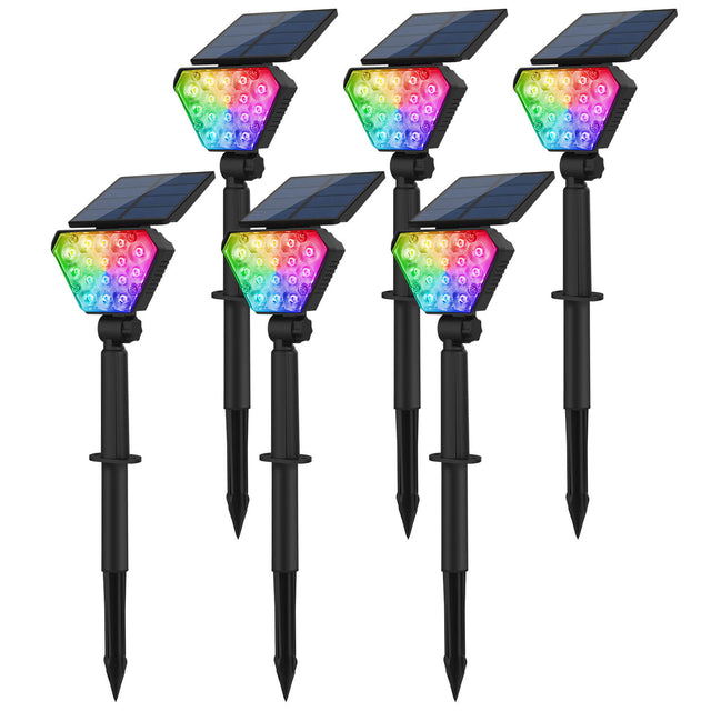 RGB Solar Powered Spotlight | Outdoor Landscape Lighting | TSUN
