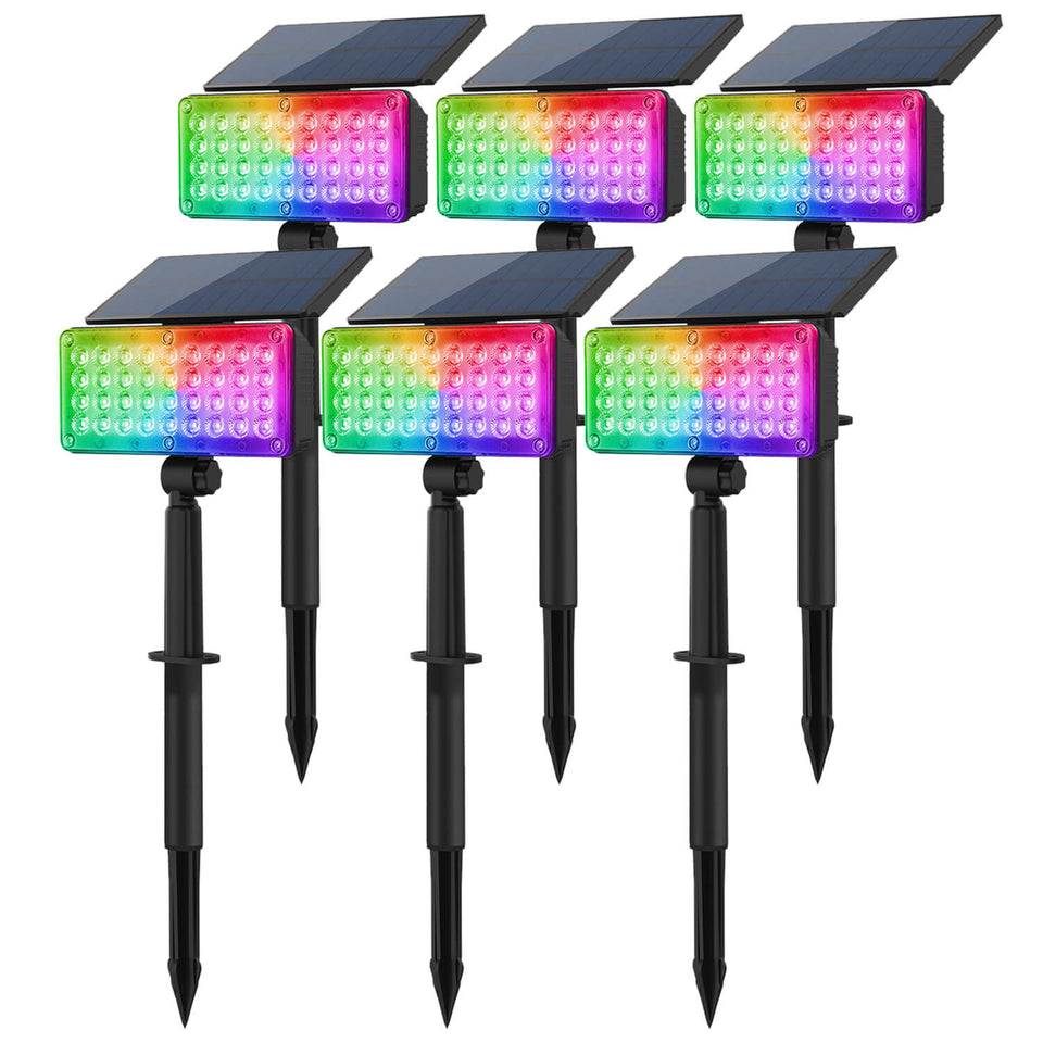 RGB Solar Powered Spotlight | Outdoor Landscape Lighting | TSUN