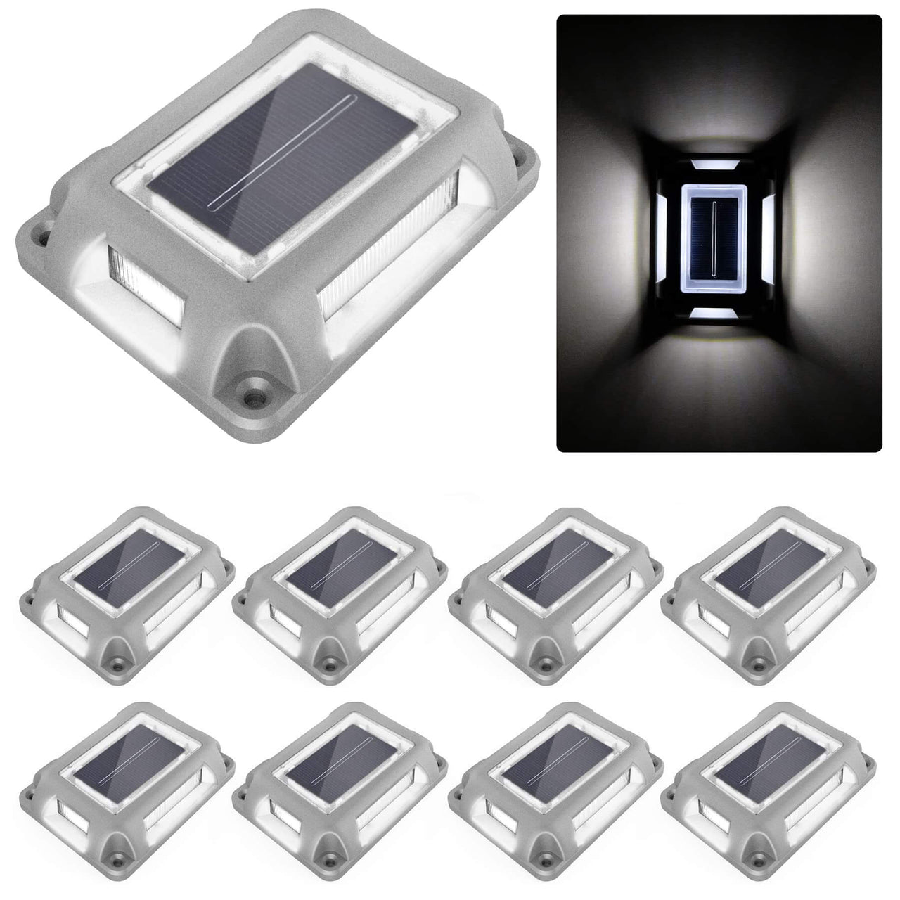 Solar Deck Lights | Solar Led Driveway Marker Lights St. Patrick's Day ...