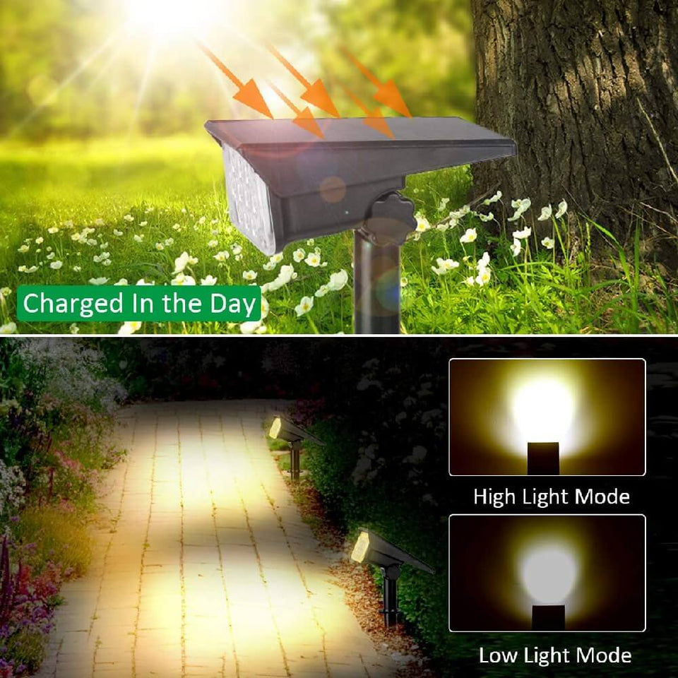 Solar Spot Lights | Outdoor Landscape Lighting - TSUN