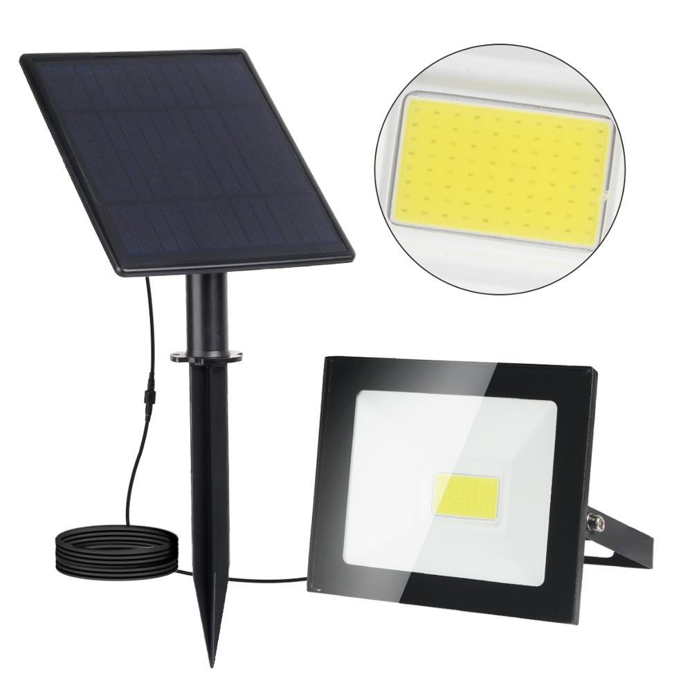 COB LED Solar Flood Light Outdoor Wall Light Garden Decoration